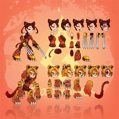 Design Your Customized 2d Character Assets And Animation For Your Game By Ghostradamus Fiverr