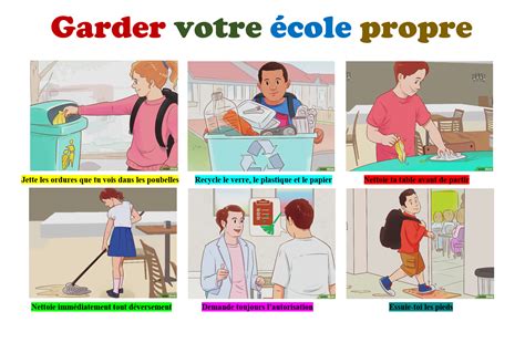 Garder Votre école Propre