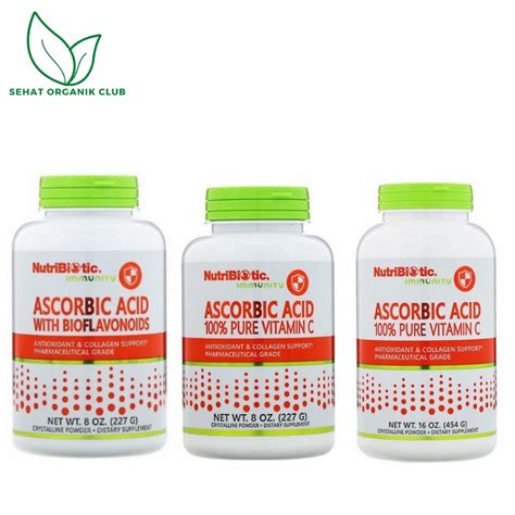 Jual Nutribiotic Immunity Ascorbic Acid With Bioflavonoids Powder 227 G