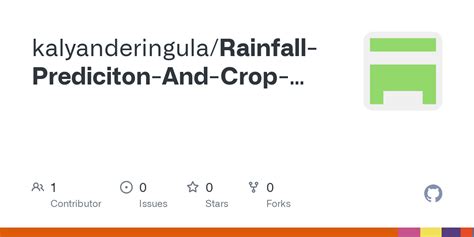 Github Kalyanderingularainfall Prediciton And Crop Recommendation
