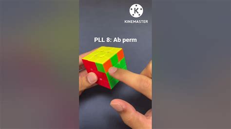 Rubiks Cube Pll 8 Ab Perm🤩 Shorts Speedcube Subscribe Cubing