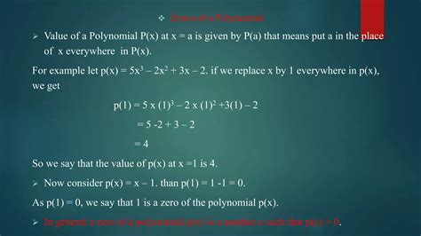 Ncert Class 9 Maths Polynomials Pptx