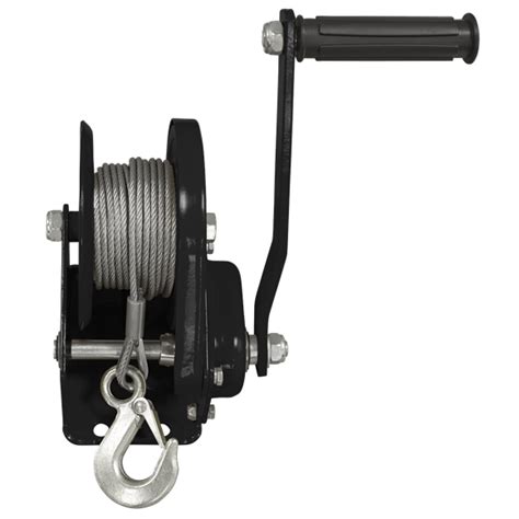 Sealey Geared Hand Winch With Brake And Cable 540kg Capacity Uk