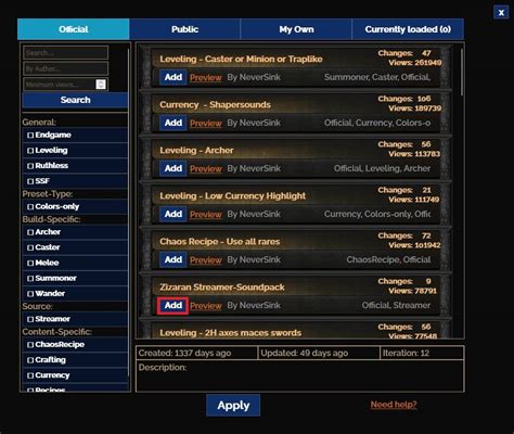 Poe Loot Filter Guide