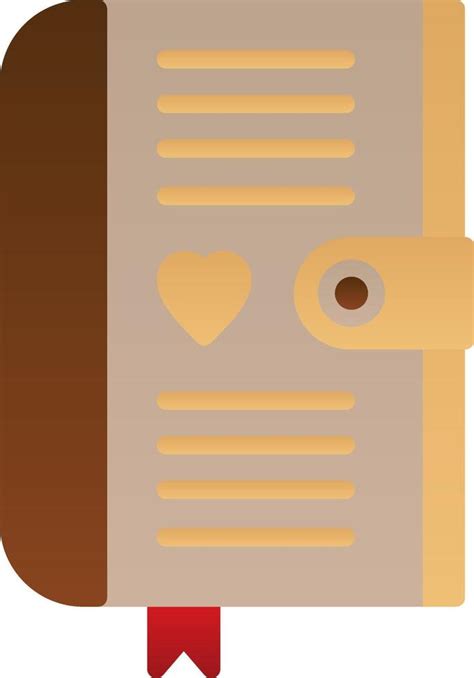 Diary Vector Icon Design Vector Art At Vecteezy