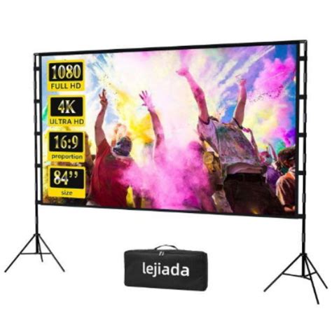 Lejiada 스탠드 프로젝션 스크린 해외구매 84인치 에누리 가격비교