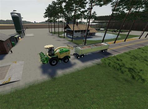 Fs19 Krone Collect 900 3 Poplar V1 0 Fs 19 Cutters Mod Download