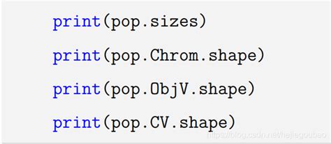 Geatpy数据结构种群的目标函数值矩阵必须是n行1列的numpy Ndarray类型矩阵。 Csdn博客