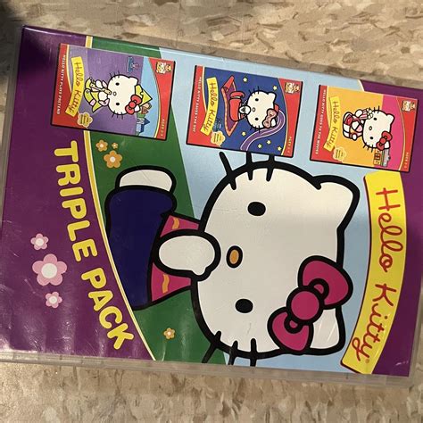 Hello Kitty Dvds 3 Pack Hello Kitty Plays Pretend Depop