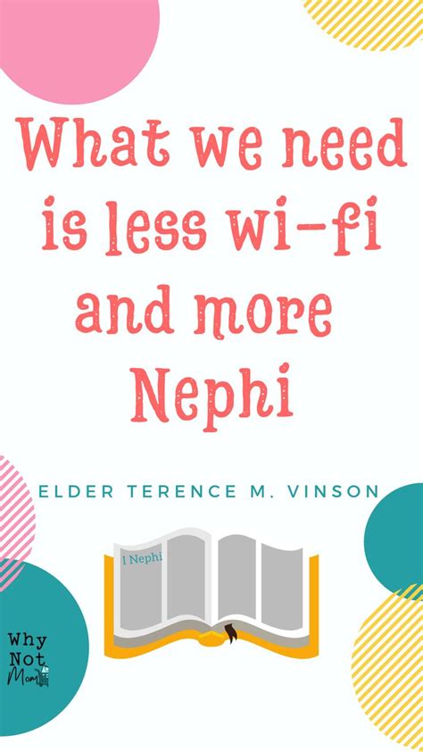 Less Wi Fi More Nephi Lds Conference Lds Study Nephi