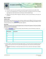 Honors Virus HHMI Biointeractive Virus Explorer And COVID 1 Pdf KEY CONCEPTS All Viruses