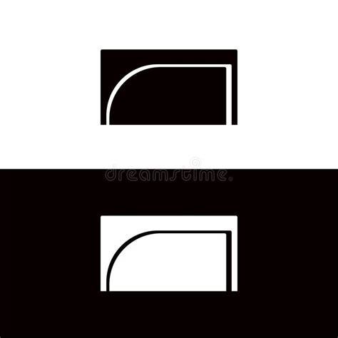 Rectangle Vector Logo Template Design Stock Vector Illustration Of Branding Graph 288213818