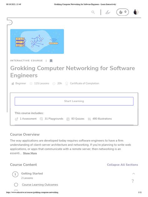 Grokking Computer Networking For Software Engineers Learn Interactively Pdf Transmission