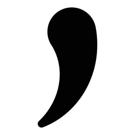 Comma Symbol Icon Vector 35994886 Vector Art At Vecteezy