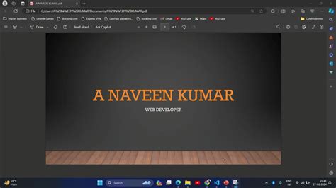 Naveen Kumar A On Linkedin Webdevelopment Internshipchronicles