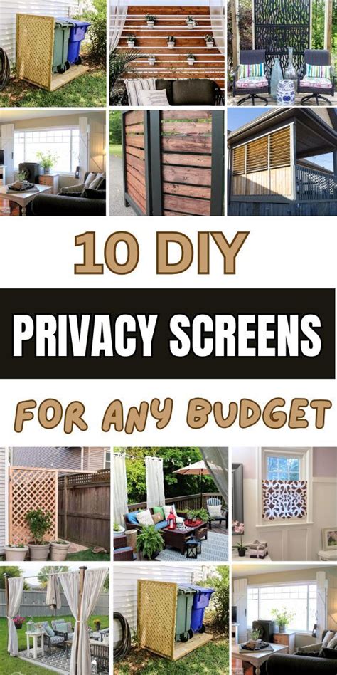 Create Your Own Stylish And Functional Privacy Screen With Our Easy Diy Guide Whether You Need