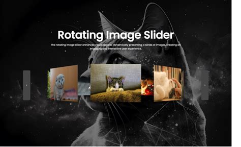 Rotating Image Slider Using Html Css And Javascript Sourcecodester