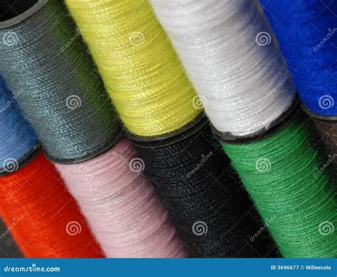 Colorful Thread Background Stock Image Image Of Reel 3696677