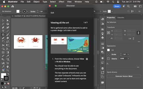 discover window too small on illustrator adobe product community