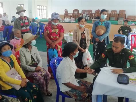 တပ်မတော်နယ်လှည့်ဆေးကုသရေး ပင်လယ်သွားဆေးရုံ ရေယာဥ် သံလွင် မှ ဆေးကုသရေးအဖ