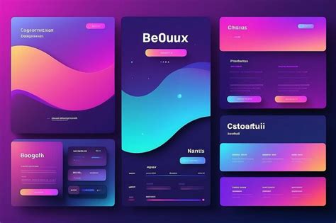 Gradient Uiux Background Premium Ai Generated Image