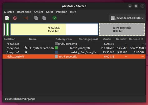 Ubuntu LVM mit GParted vergrössern Tutorial Technium