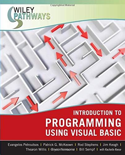 Amazon Wiley Pathways Introduction To Programming Using Visual Basic