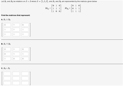 Solved Let R And R Be Relations On SS Where S Chegg Com