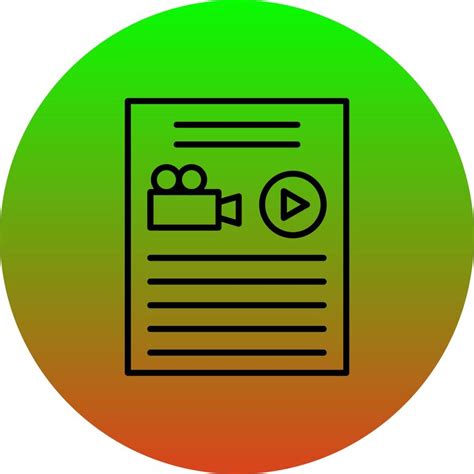 Premium Vector Script Icon