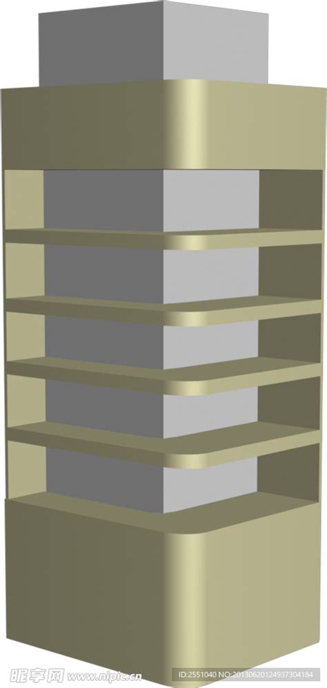 超市包柱效果图设计图 3D作品 3D设计 设计图库 昵图网nipic