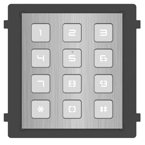 Hikvision Keypad Module Stainless Steel Ds Kd Kp S Iset Uk