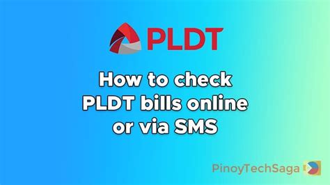 How To Check Pldt Bills Online Or Via Sms Pinoytechsaga