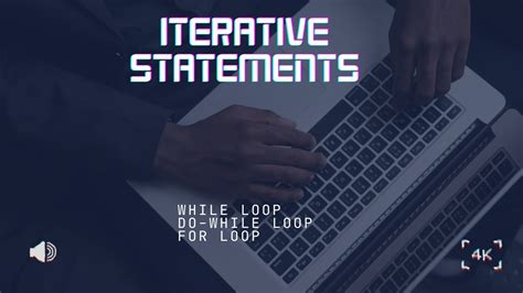 Introduction To Iterative Statements And Its Types Youtube