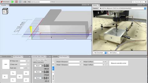 Universal Gcode Sender Probe Module Demo Youtube