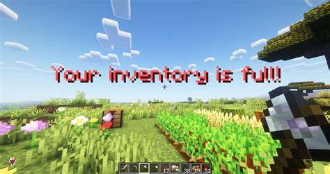Inventory Full Minecraft Plugin