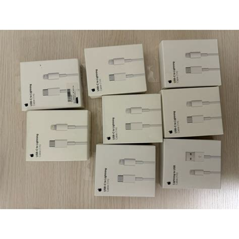 全新 Apple 原廠 Usb C對lightning 1m充電線 Usb對lightning 1m充電線 蝦皮購物