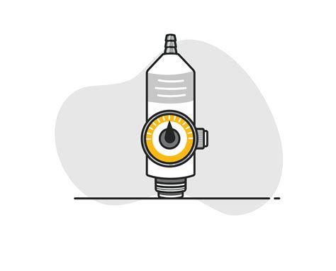 Demand Flow Calibration Gas Regulator For Cga600 Cylinders