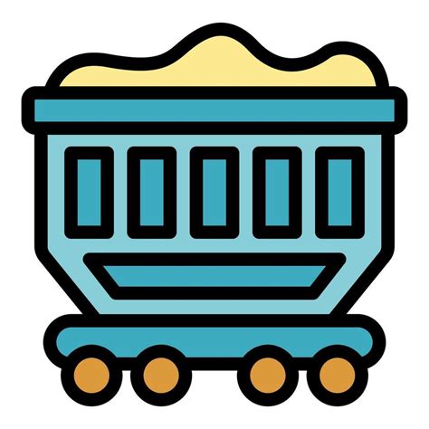 Mining Cart Carrying Raw Material On Wheels 52080643 Vector Art At Vecteezy