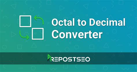 Octal To Decimal Converter