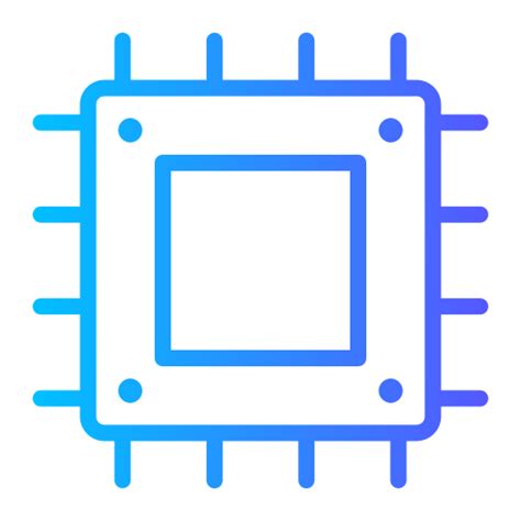 Microprocessor Generic Gradient Outline Icon