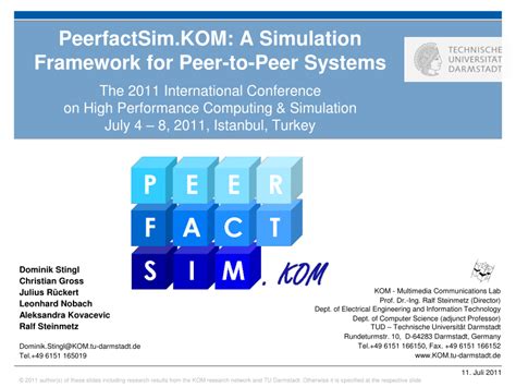 Pdf Peerfactsimkom A Simulation Framework For Peer To Peer Systems