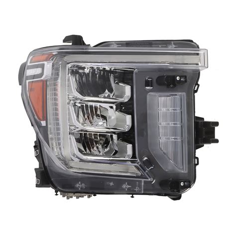 For 2020 2023 Gmc Sierra 2500 3500 Hd Full Led Headlight Passenger W