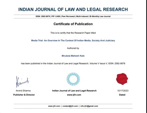 Mediatrial Researchpaper Indianlaw Legalresearch Indianmedia