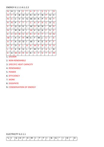 Physics Paper 1 Foundation Puzzle Bundle And Answers Teaching Resources