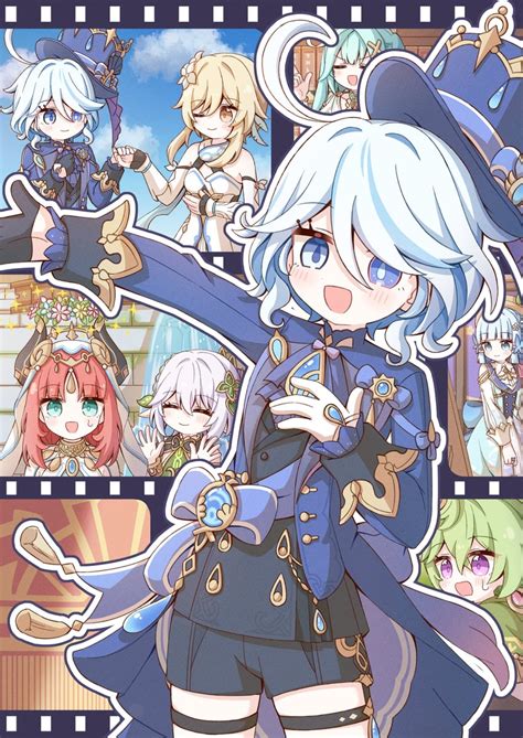 Lumine Furina Nahida Kamisato Ayaka Nilou And 3 More Genshin