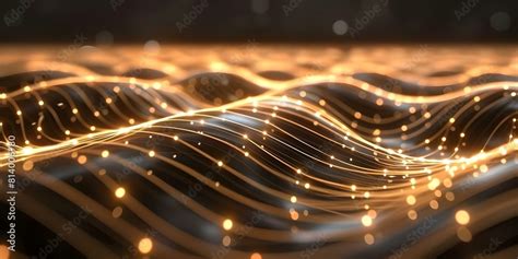 Visual Representation Of A Neural Network For Machine Learning Concept