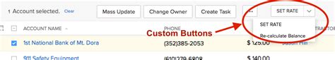 zoho crm 2016 where are all my custom buttons the marks group