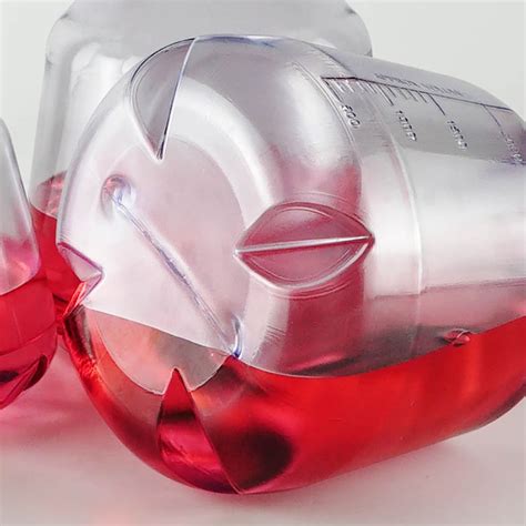 High Efficient Baffled Bottom Erlenmeyer Flask Pc Sterile