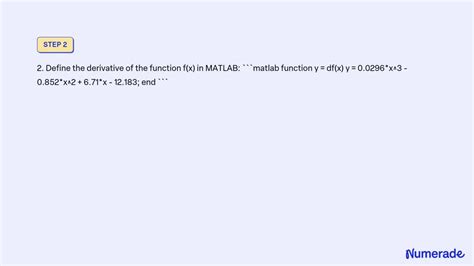 Solved Problem 24 Chapra 617 The Polynomial Fx 00074x4 0284x3 3355x2 12