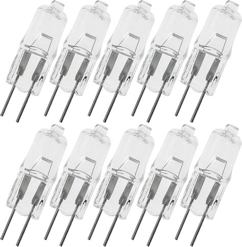 Sqxbk 10pcs G4 Halogen Bulb Bulb Instrument 6v20w Bulb Microscope Light Bulb Light Bulb